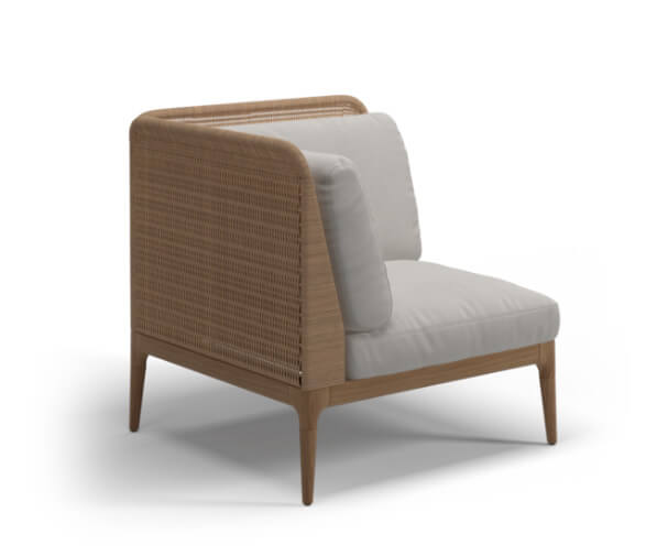 Gloster Lima Left Low Back Corner/End Unit | Clima Home