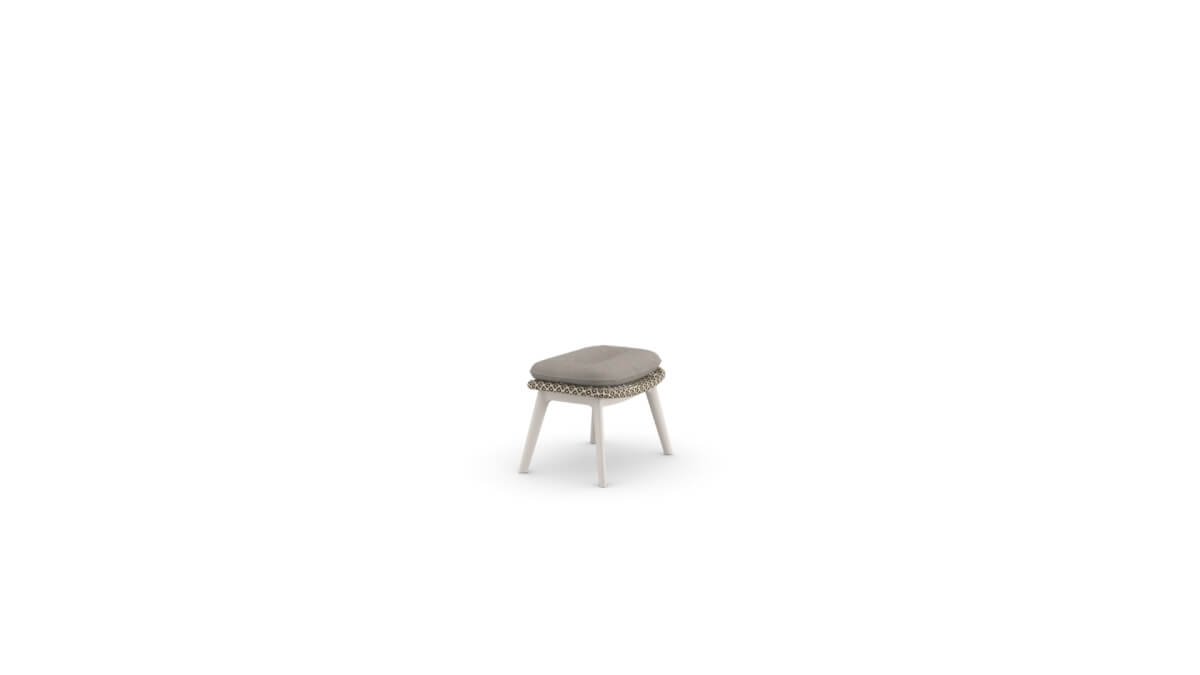 Dedon Mbrace Footstool Aluminum Base | Clima Home