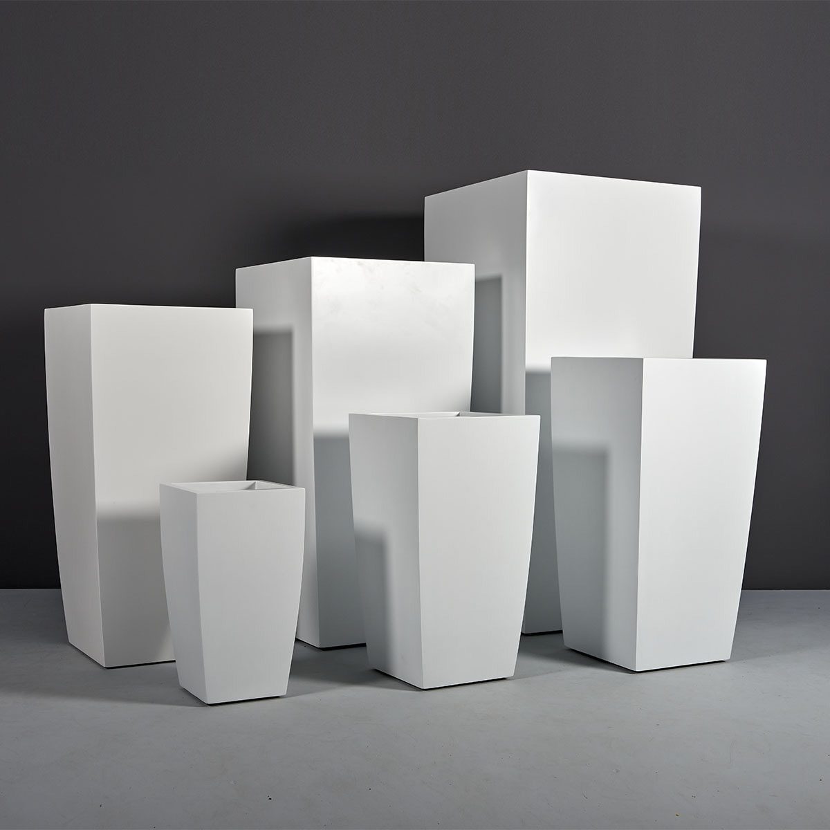 Toulan Modern Tall Tapered Square Planter | Clima Home