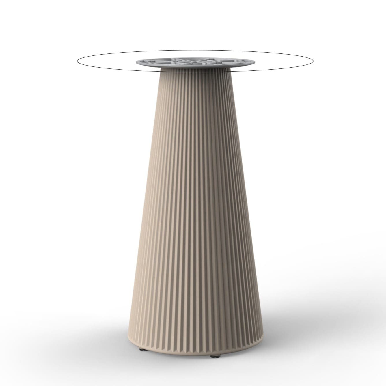Vondom Gatsby Slim Round Base Side Table | Clima Home