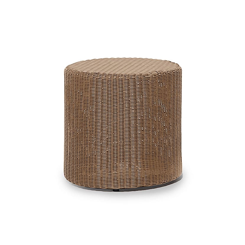 Walters Wicker Randi Drum End Table | Clima Home