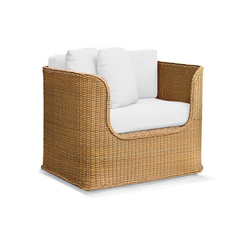 Walters Wicker French Braid Lounge Chair | Clima Home